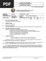 Module 1 - Intro To Financial Controllership | PDF | Accounting | Audit