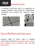 Expansion Joints Vs Contraction Joints Vs Construction Joints! | PDF ...