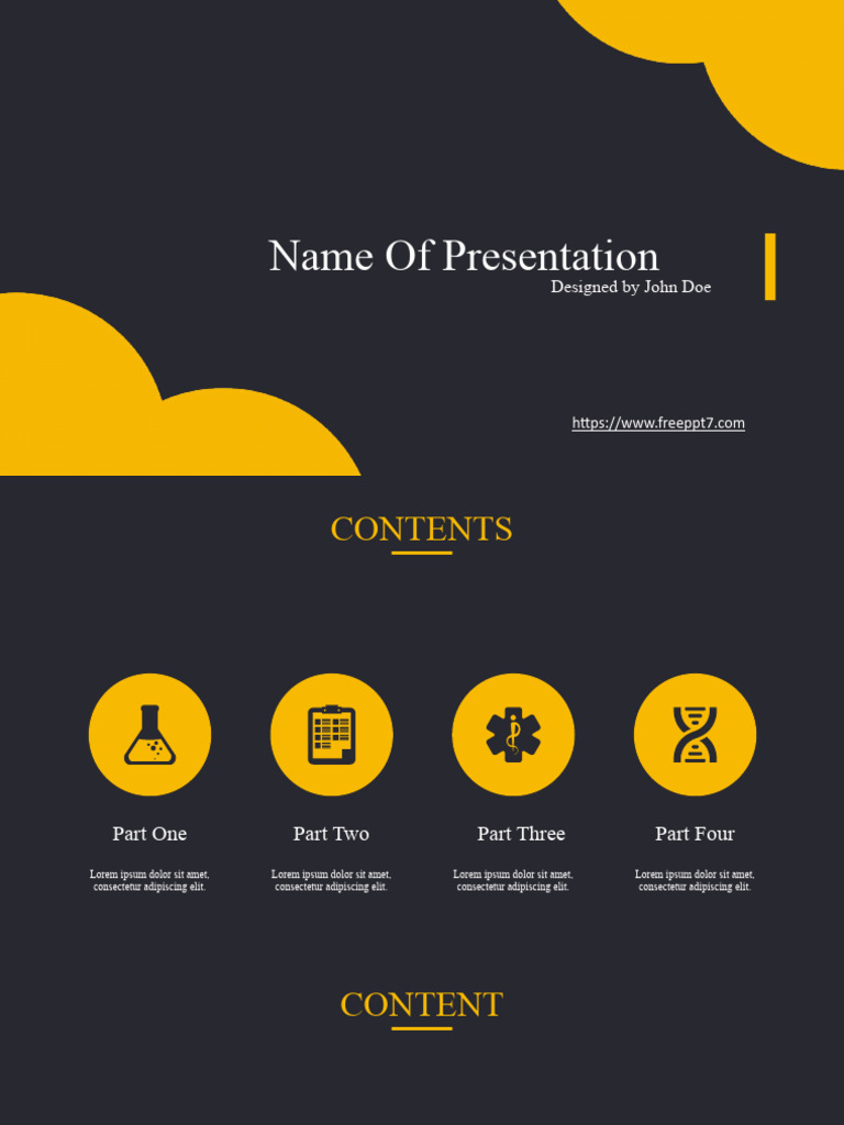Yellow-And-Black-PowerPoint-Template y | Download Free PDF | Tullii