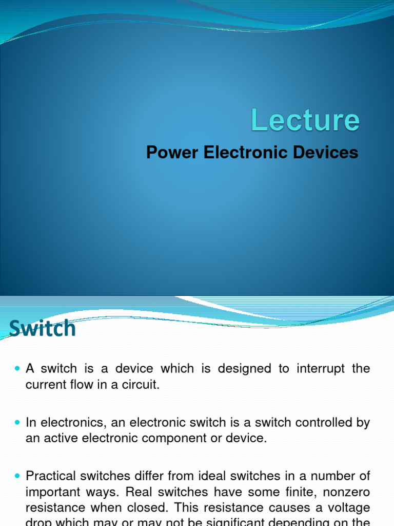 Slides Lec 1-2 | PDF | Diode | Rectifier