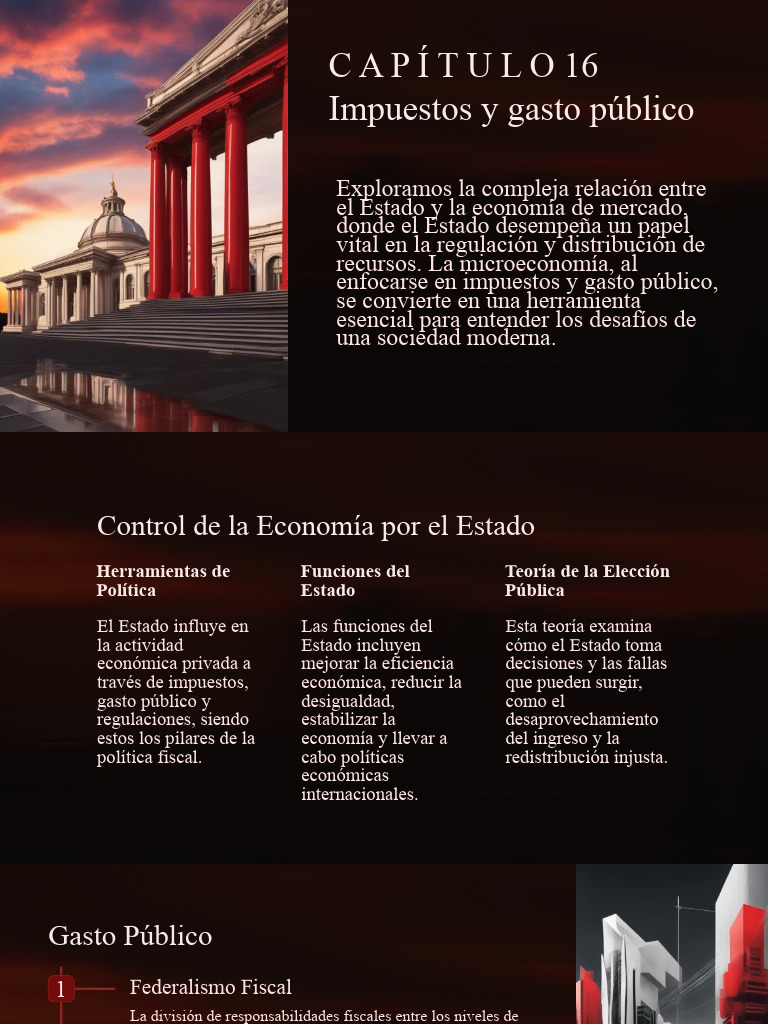 C A P I T U L O 16 Impuestos y Gasto Publico | PDF | Impuestos | Estado (política)
