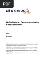 OGUK Decommissioning Work Breakdown Structure Guidelines | PDF