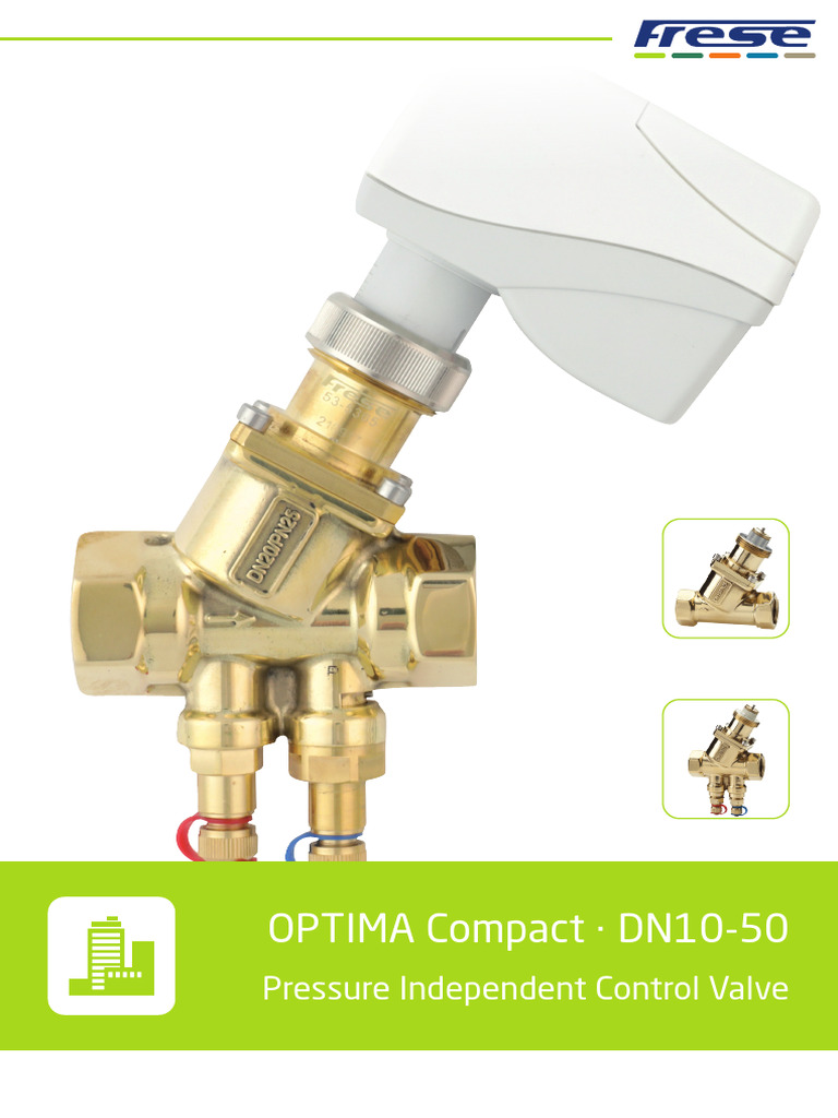 En Brochure Optima Compact Dn10-Dn50 | PDF | Valve | Energy Conservation