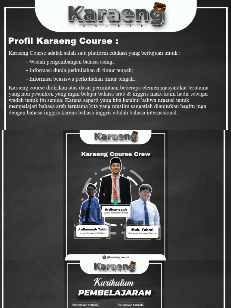 Karaeng Course | PDF