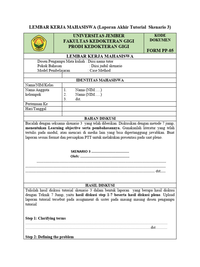 LKM (Laporan Akhir Tutorial Skenario 3) | PDF