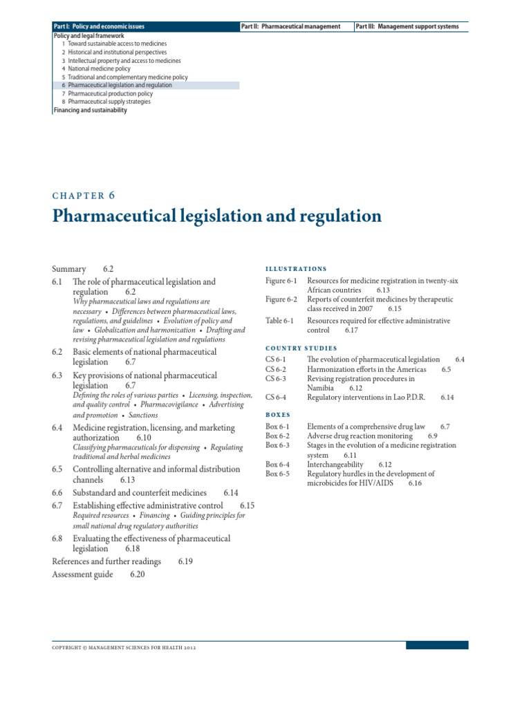mds3 ch06 Legislation Mar2012 | PDF | Pharmacovigilance | Medicinal ...