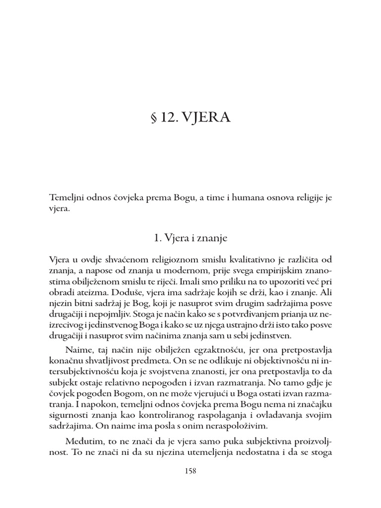 vjera | PDF