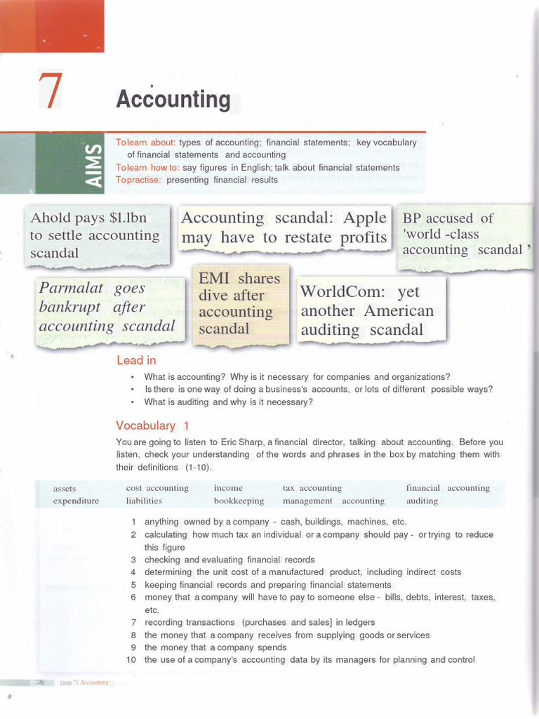 01 Accounting Statements | PDF | Accounting | Bookkeeping