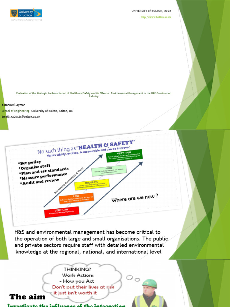 WWW Bolton Ac Uk | PDF | Occupational Safety And Health | Survey ...