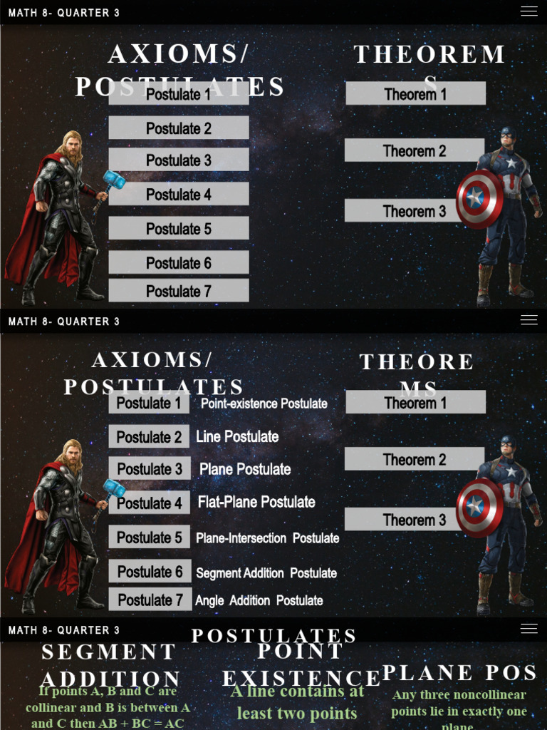 2 G8 Mathematical System Axiom and Theorem 1 | PDF | Axiom | Theorem