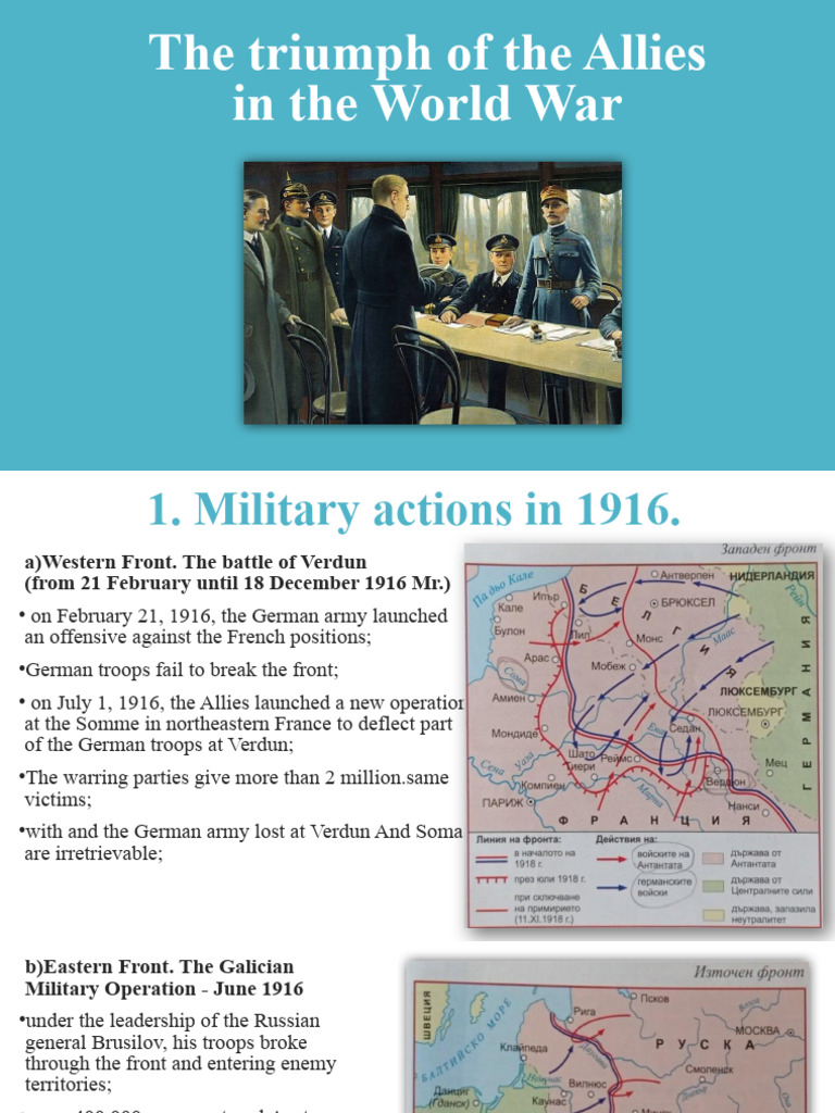 The Triumph of The Allies in The World War | PDF | Allies Of World War ...