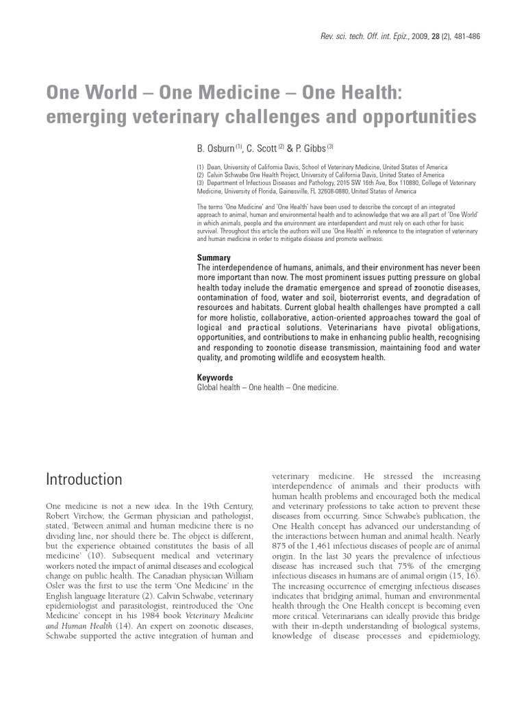 Osburn Et Al, 2009 | PDF | Veterinary Medicine | Public Health Osburn Et Al, 2009 | PDF | Veterinary Medicine | Public Health