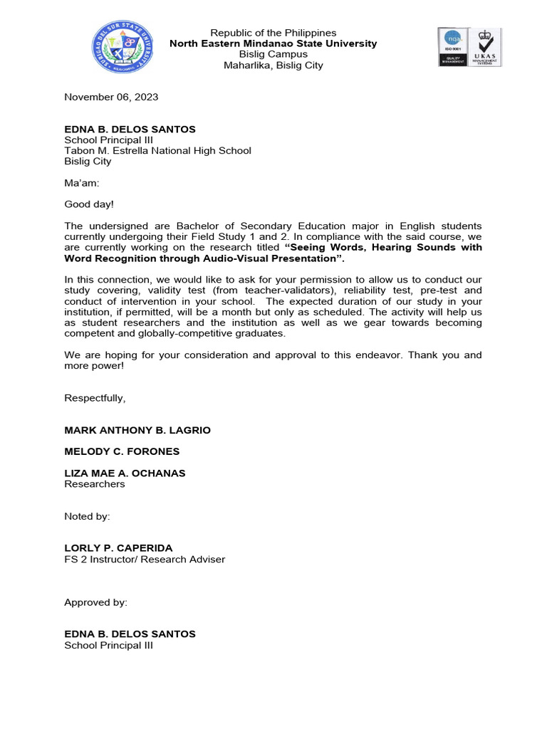 Final Letters For Research | PDF