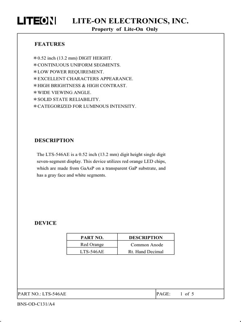 LTS 546ae | PDF