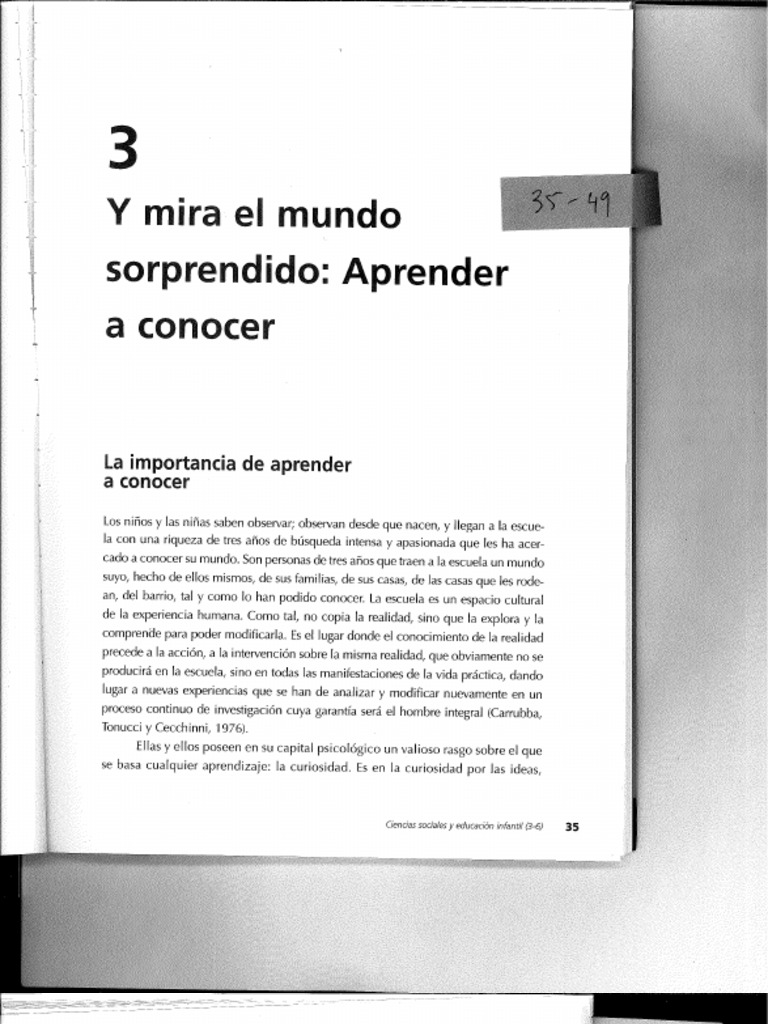 CSOC ED INFANTIL CAP 03 Asombro | PDF