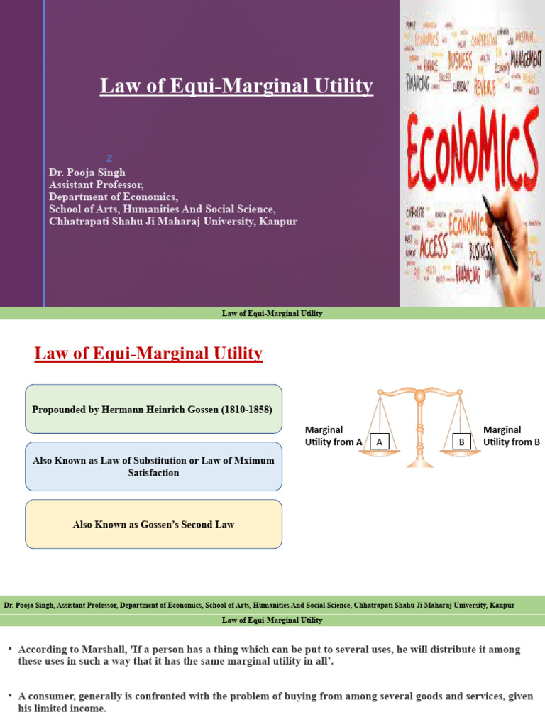 Eqi Marginal | PDF | Utility | Marginal Utility