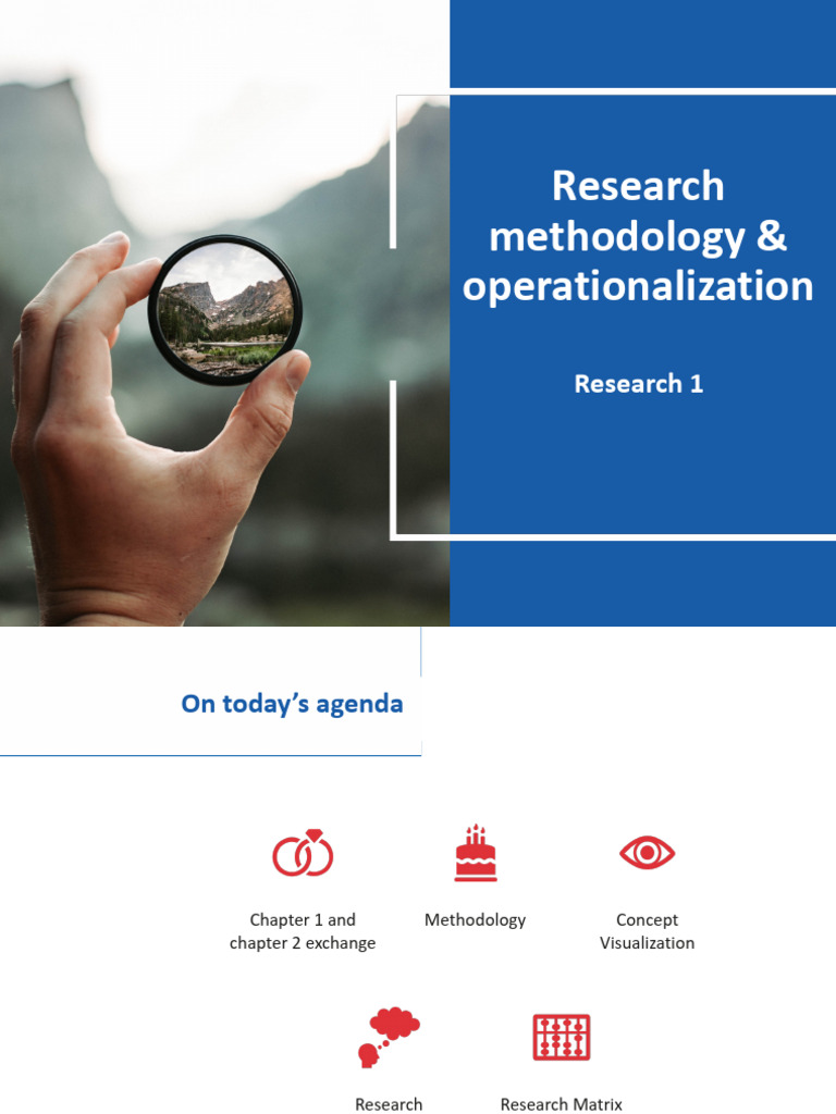 RES1HUB 3 Research Operationalization 2024 | PDF | Methodology | Experience