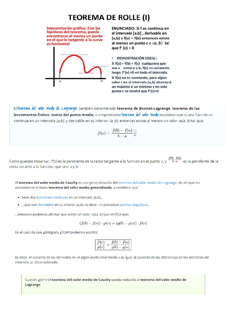 Aplicaciones de La Derivada | PDF