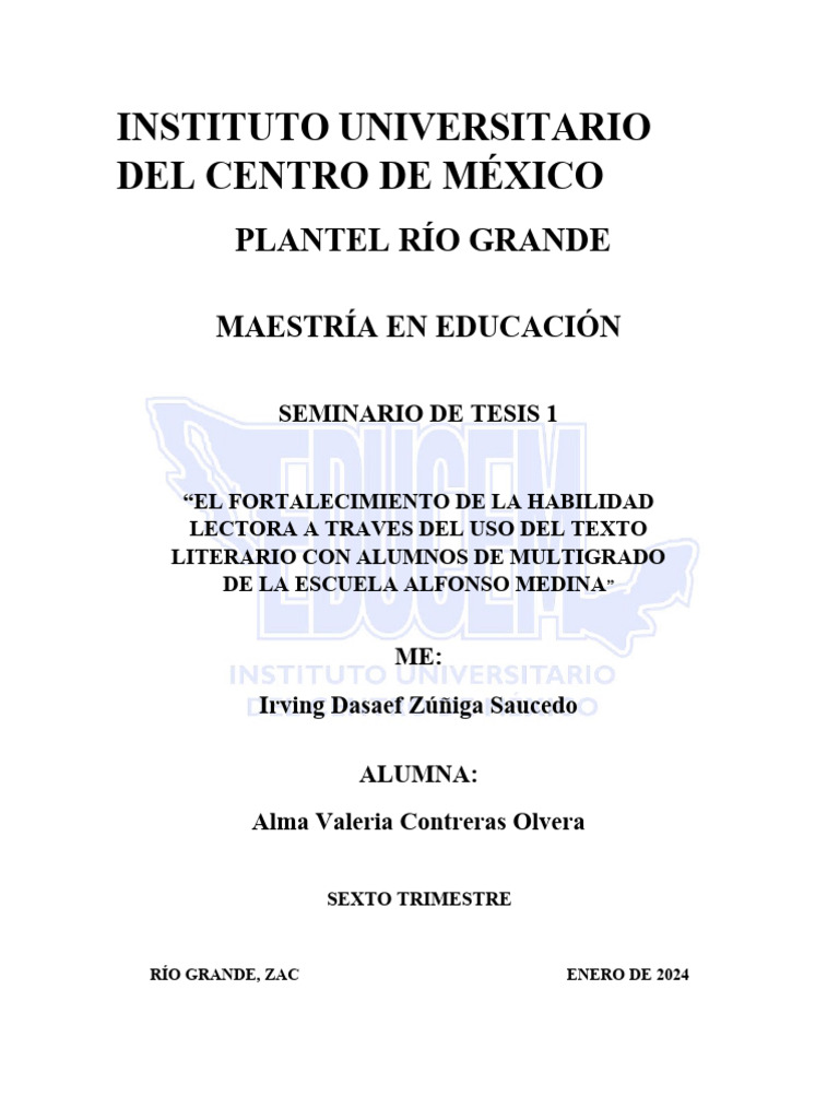 Formato de Tesis | Descargar gratis PDF | Enseñando | Evaluación