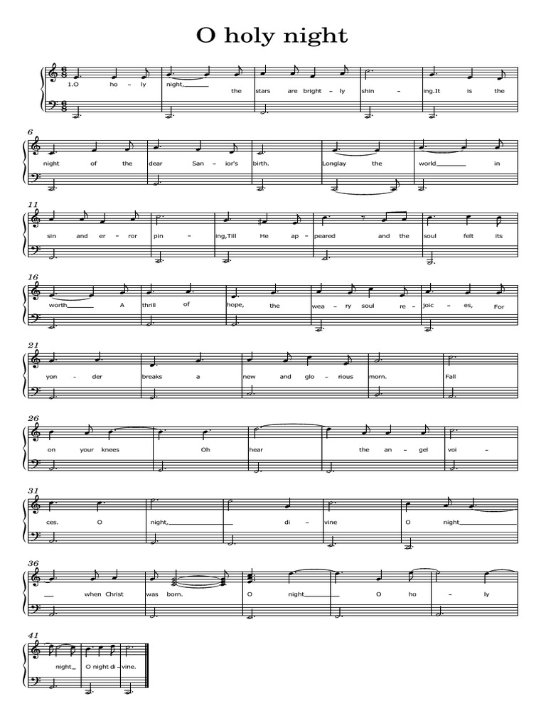 Holy Night | PDF