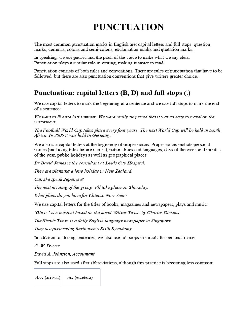 Punctuation | PDF | Punctuation | Comma