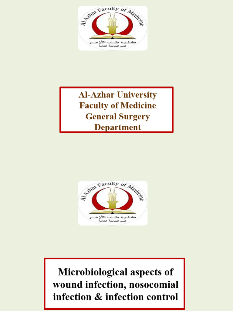 Wound Infection, Nosocomial Infection | PDF | Hospital Acquired ...