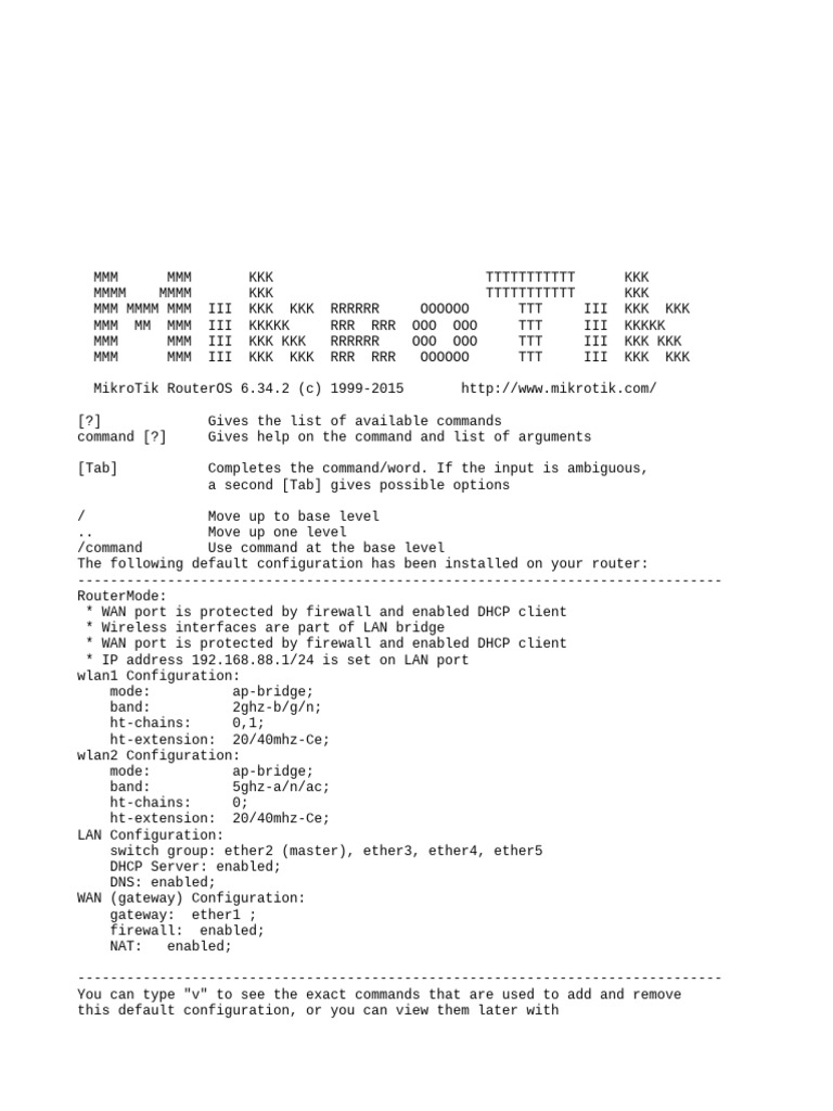 Script Padrão Interface Mikrotik Nova | PDF | Firewall (Computing) | Ip Address
