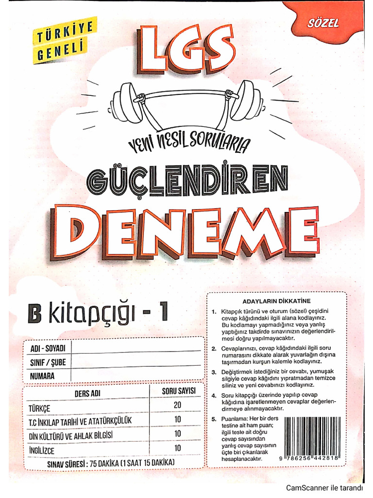 LGS Deneme | PDF
