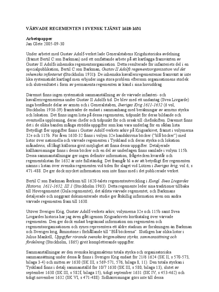 Glete Varvade Reg 1618-31 | PDF