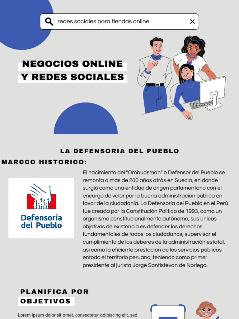 Redes Sociales para Tiendas Online | PDF | Instituciones sociales ...