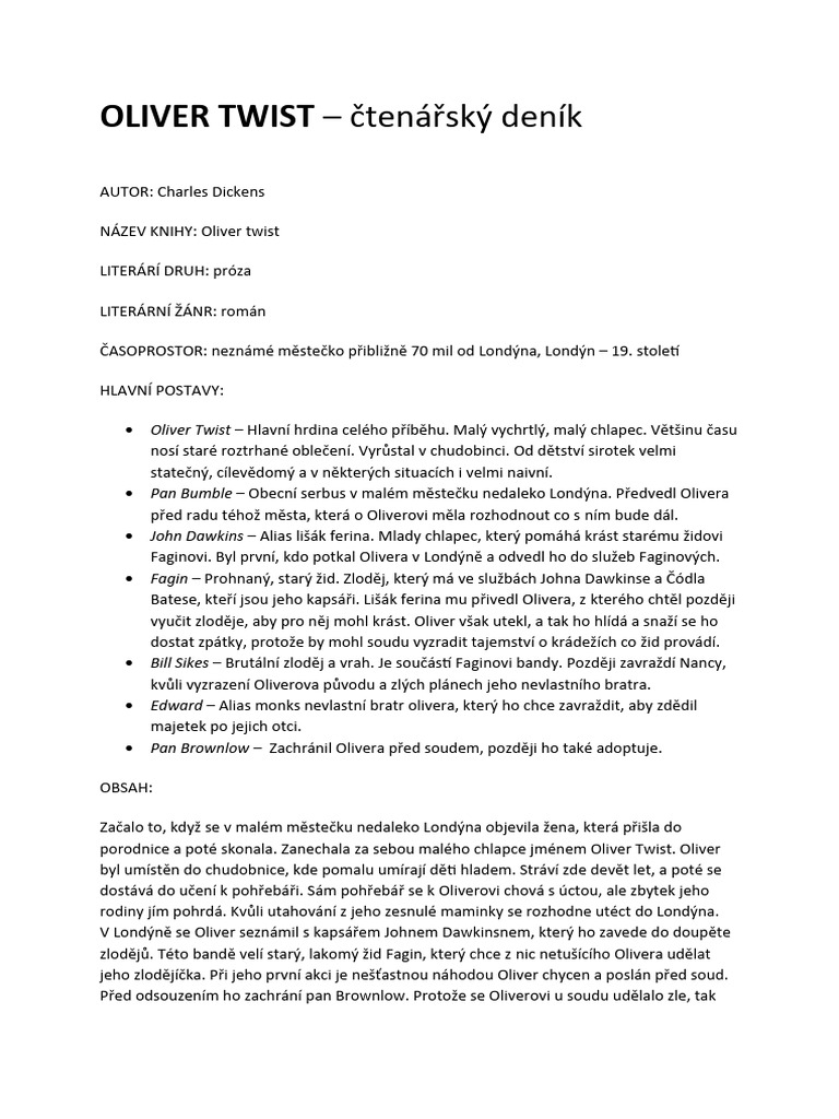 Oliver Twist | PDF