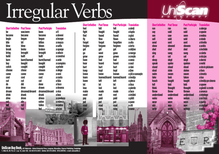 Irregular Verbs | PDF | Syntax | Linguistic Morphology