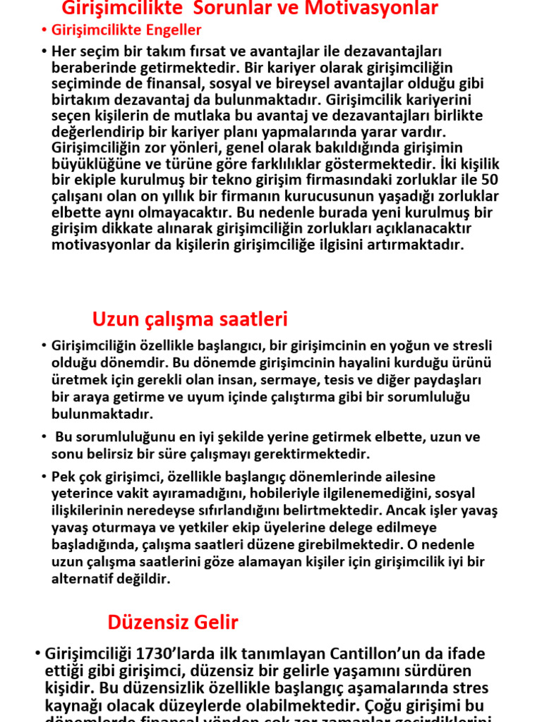 Girisimcilik 11 Hafta | PDF