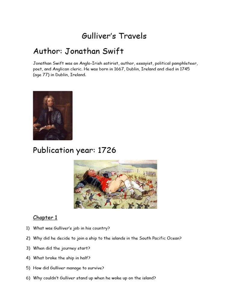 Gulliver's Travels - Activities | PDF