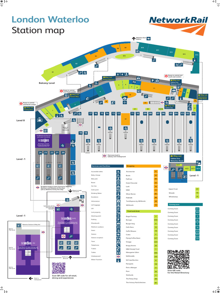 London Waterloo Station Map | PDF | Rapid Transit