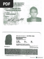 Cedula Alexander | PDF