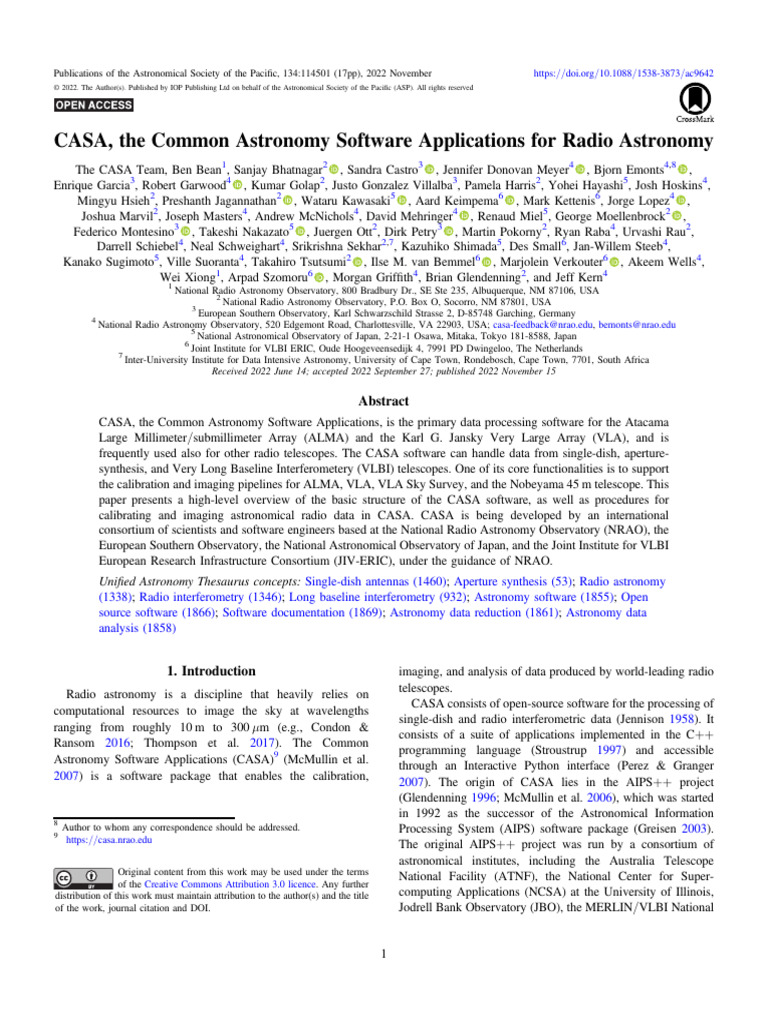 CASA Software for Radio Astronomy | PDF | Python (Programming Language) | Message Passing Interface