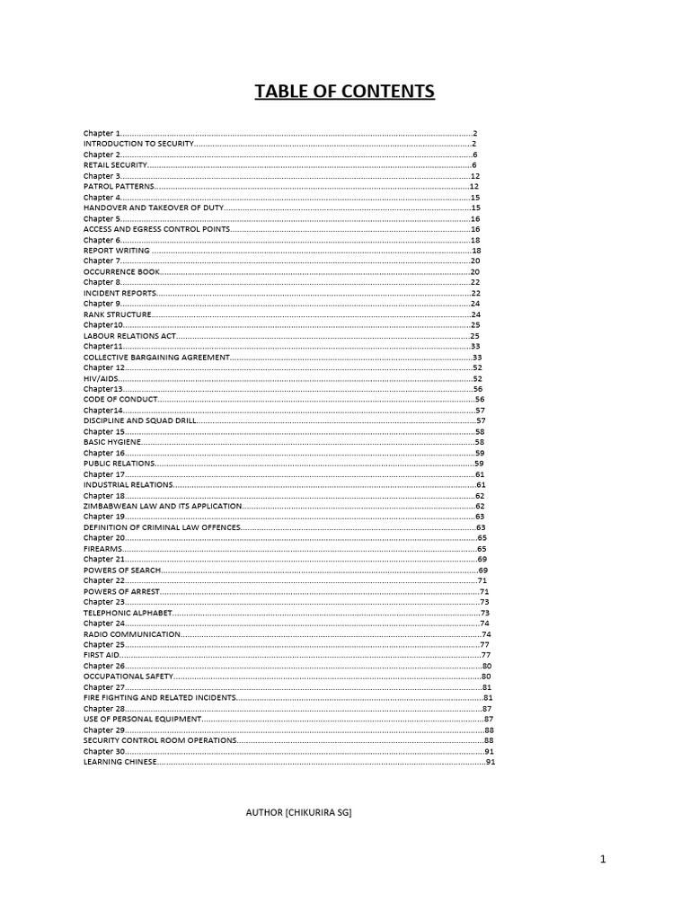 Basic Security Training Module-1 | PDF | Employment | Security Guard