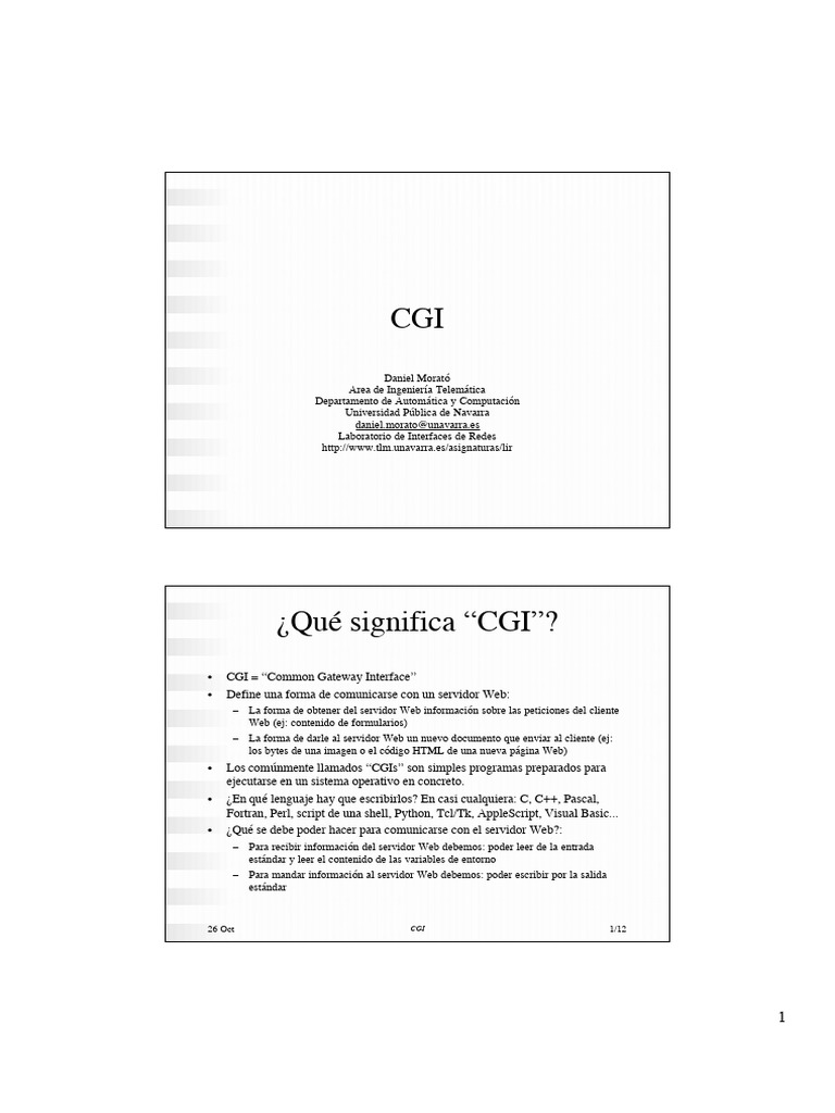 6 Cgi | PDF | Redes | Internet y web