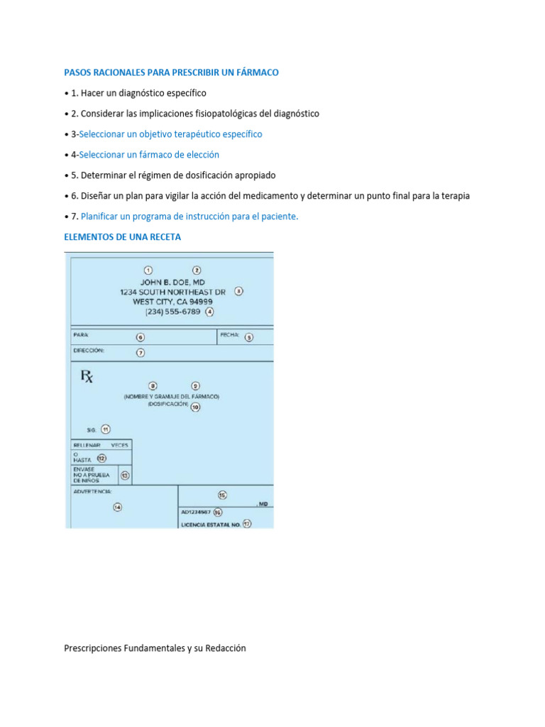 Prescripcion Medica | PDF | Prescripción médica | Medicamentos con receta