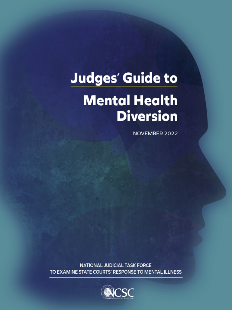 Judges Guide To Mental Health Diversion | Download Free PDF | Mental ...