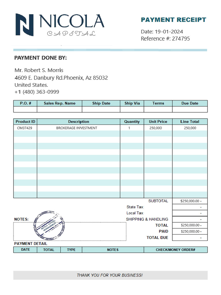 Paymentreceipt (Signed) | PDF