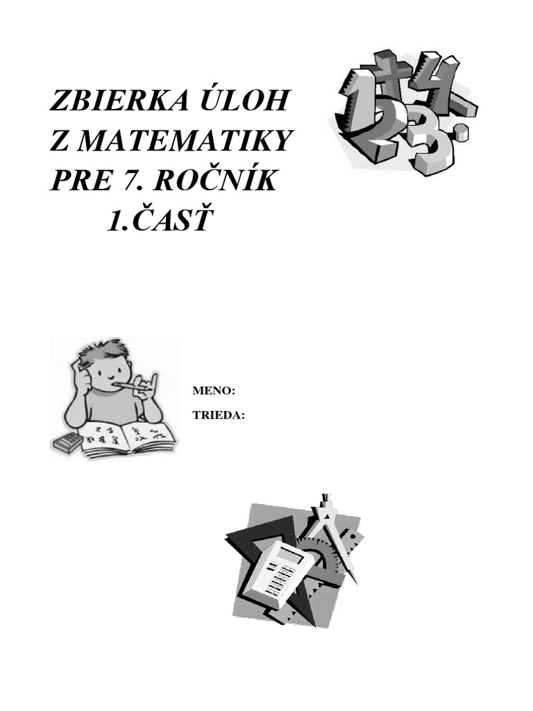 Zbierka Uloh Z Matematiky Pre 7.rocnik 1.cast | PDF
