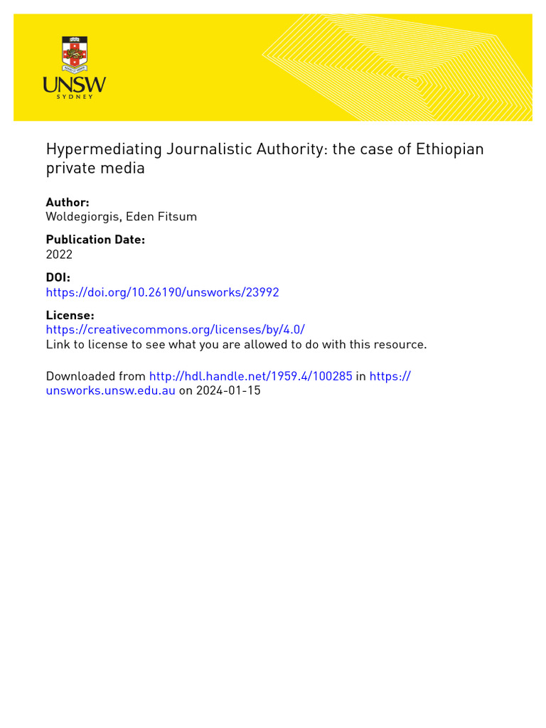 Public Version | PDF | Journalism | News