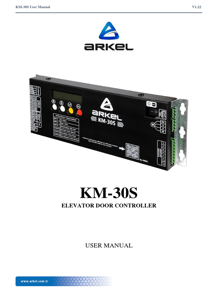 KM-30S User Manual.V122.en | PDF | Electric Motor | Elevator