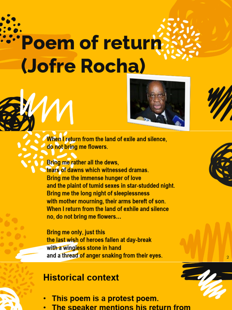Poem of Return | PDF | Poetry