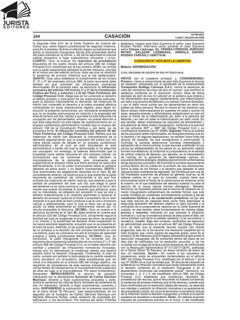 CC Articulo III | PDF | Ley procesal | Caso de ley