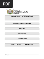 Bantu Eduction Research Question | PDF | Interview | Apartheid