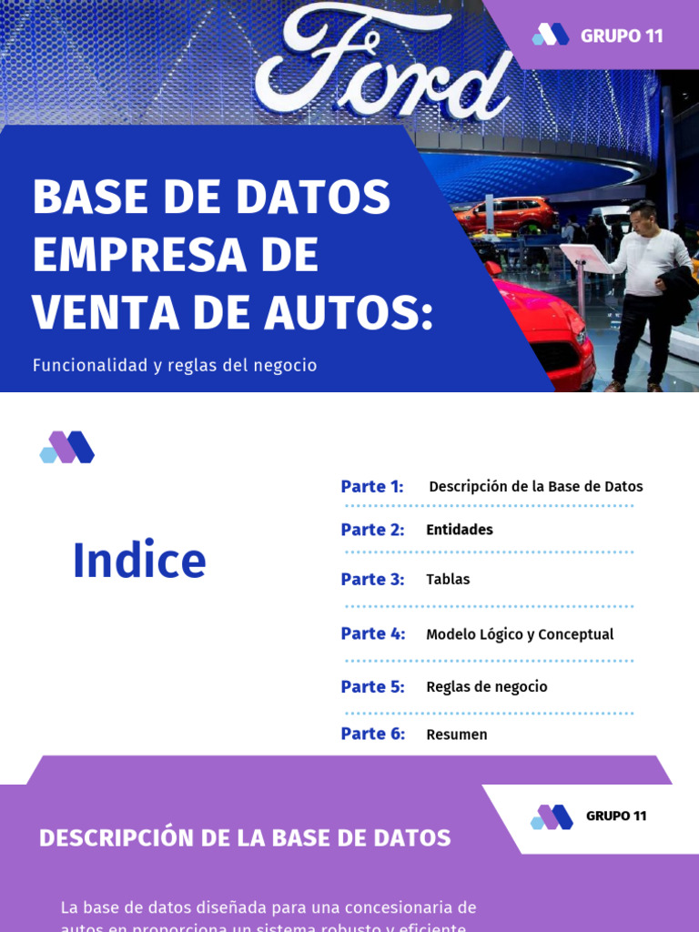 Base de Datos II - Grupo 11 | PDF | Bases de datos | Modelo conceptual