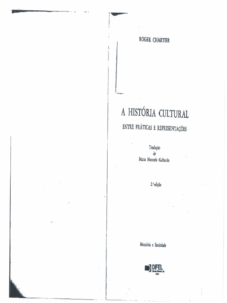 Chartier - A Histria Cultural Rotated | PDF